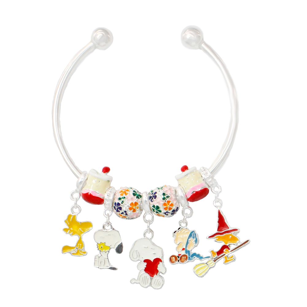 PANDORA INSPIRAÇÃO TIK TOK SNOOPY - PULSEIRA BRACELETE COM 9 BERLOQUES ...
